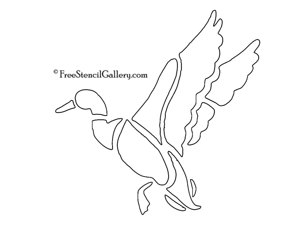 Duck Stencil | Free Stencil Gallery