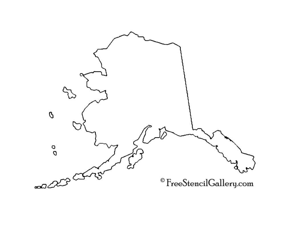 Alaska Stencil | Free Stencil Gallery