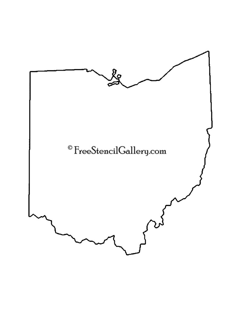 Ohio Stencil | Free Stencil Gallery