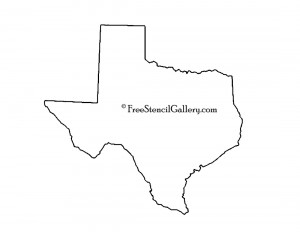 Texas Stencil | Free Stencil Gallery