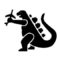 Godzilla Stencil | Free Stencil Gallery