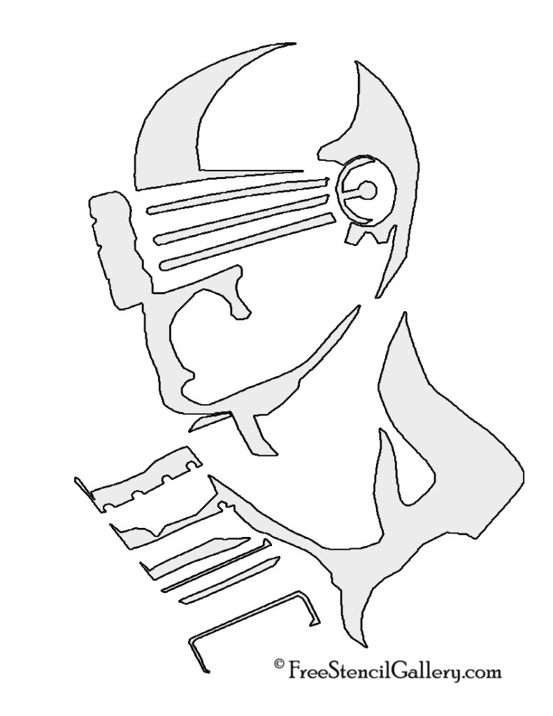 Snake Eyes Stencil | Free Stencil Gallery