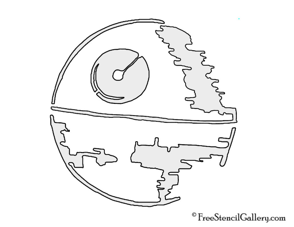 Death Star Stencil | Free Stencil Gallery