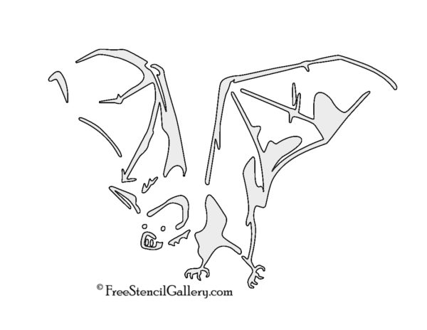 Bat Stencil | Free Stencil Gallery