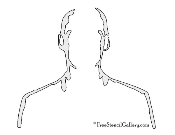 Man Silhouette Stencil | Free Stencil Gallery