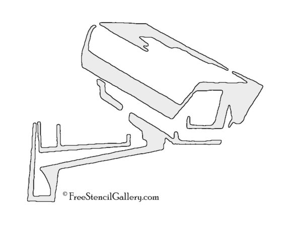 Security Camera Stencil | Free Stencil Gallery