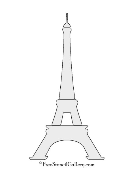 Eiffel Tower Stencil | Free Stencil Gallery
