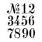 numbers | Free Stencil Gallery