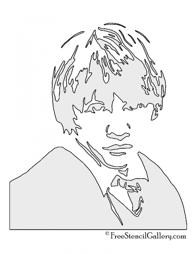 Ron Weasley Stencil | Free Stencil Gallery