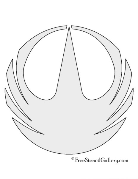 Star Wars Rogue One Symbol Stencil | Free Stencil Gallery