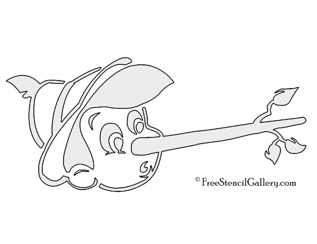 Pinocchio Stencil | Free Stencil Gallery