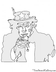 Uncle Sam - I Want You Stencil | Free Stencil Gallery
