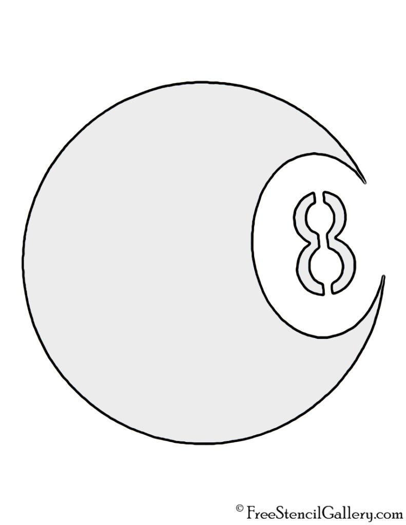 8 Ball Stencil | Free Stencil Gallery