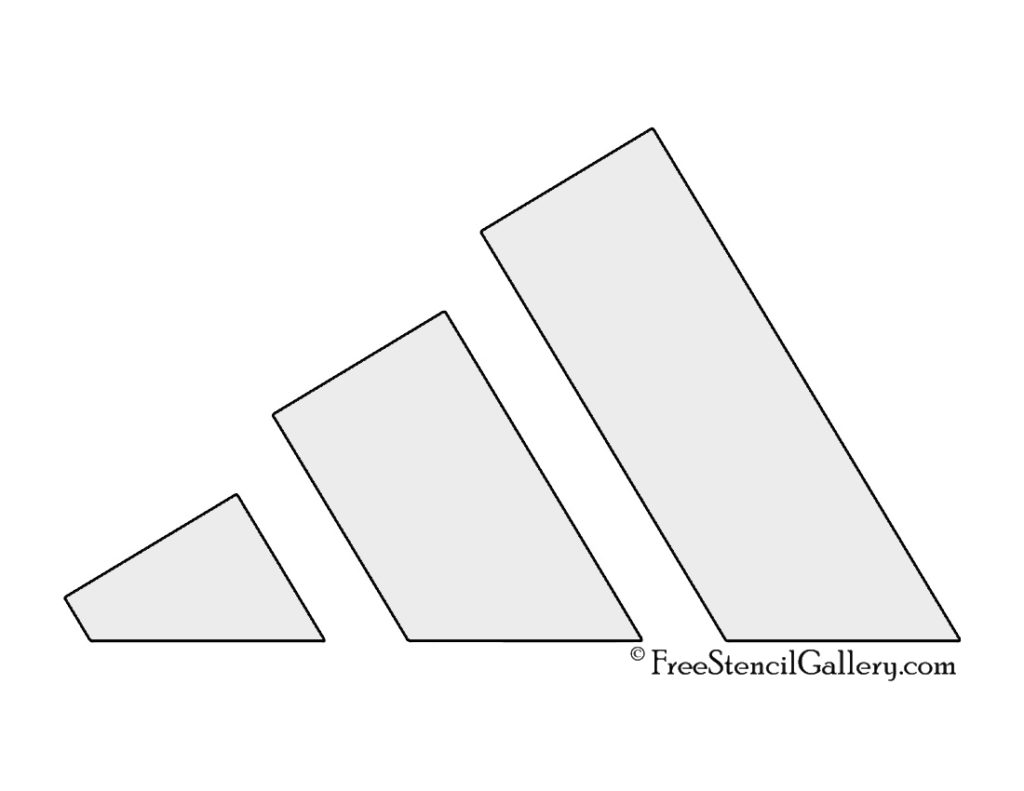 Adidas Logo Stencil | Free Stencil Gallery