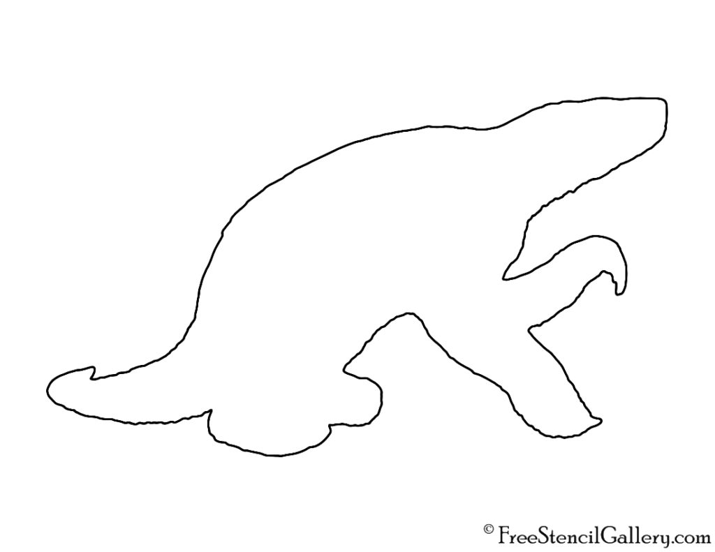 Sloth Silhouette Stencil | Free Stencil Gallery