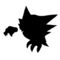 Pokemon – Haunter Silhouette Stencil | Free Stencil Gallery