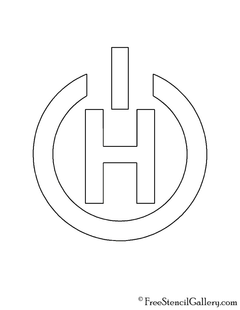 Titanfall - Hammond Robotics Logo Stencil | Free Stencil Gallery