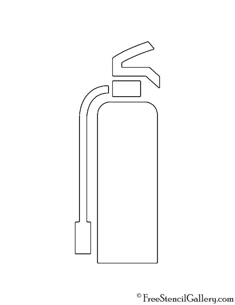 Fire Extinguisher Stencil | Free Stencil Gallery