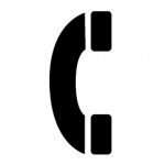 Telephone Symbol Stencil | Free Stencil Gallery