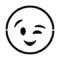 Emoji – Wink Stencil | Free Stencil Gallery