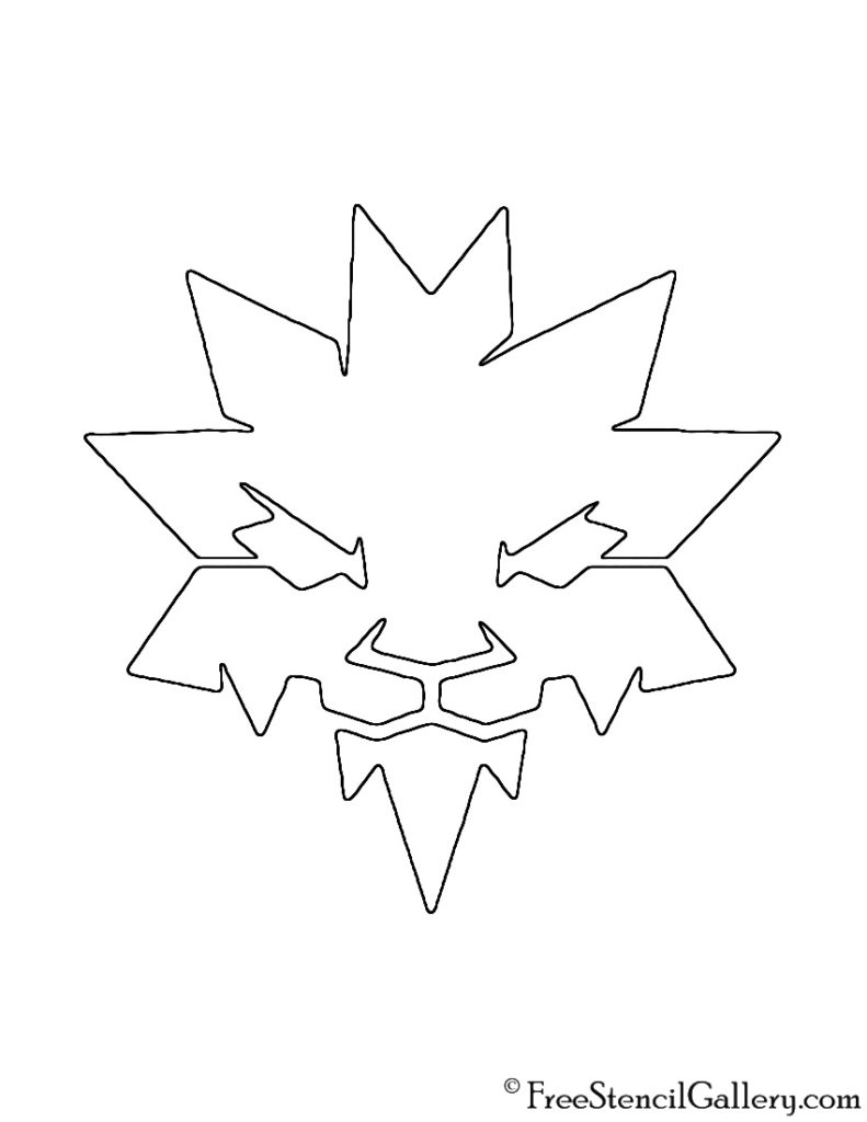 Lego - Ninjago Ice Symbol Stencil | Free Stencil Gallery