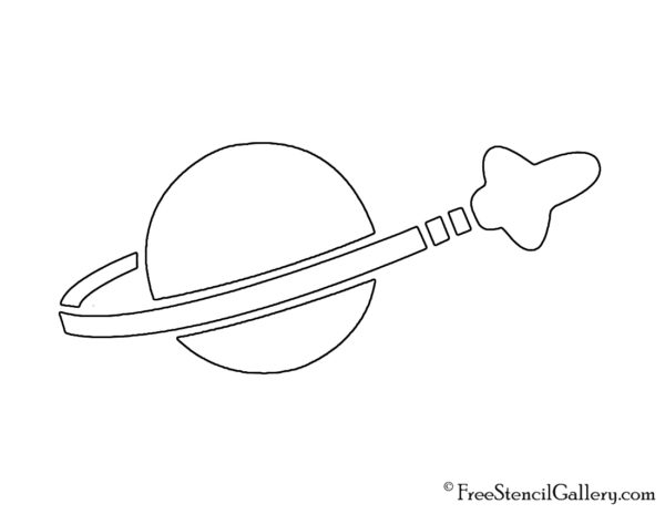 Lego – Space Symbol Stencil | Free Stencil Gallery
