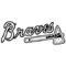MLB – Atlanta Braves Logo Stencil | Free Stencil Gallery